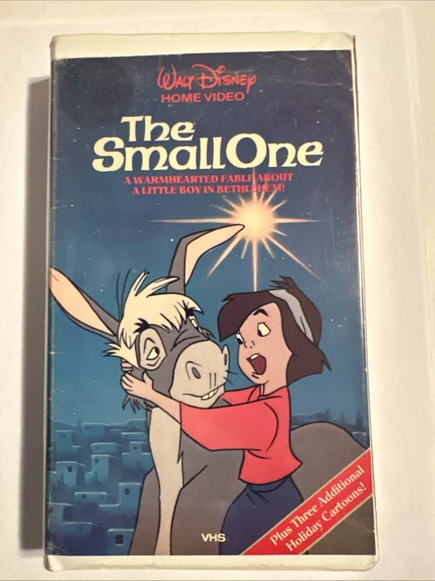 WALT DISNEY THE Small One VHS Home Video Tape Red Label Clamshell RARE ...