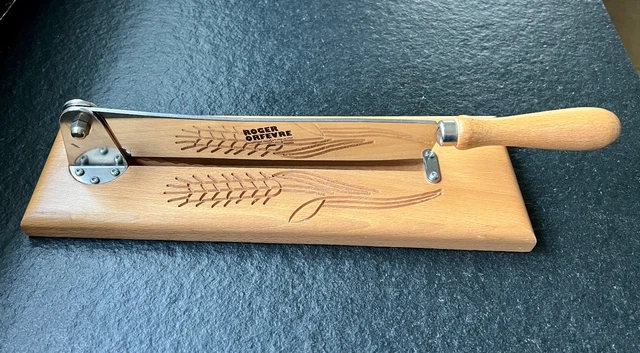 ROGER ORFÈVRE BREAD/ baguette slicer with crumb catcher £63.10 ...
