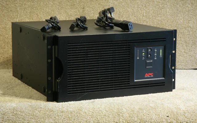 APC SUA3000XLI UPS. XL Type Rackmount. New Cells Fitted. 12-Month RTB ...