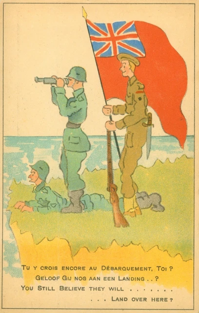 GUERRE 39-45 WW2 Propagande caricature satire DEBARQUEMENT EUR 12,00 ...