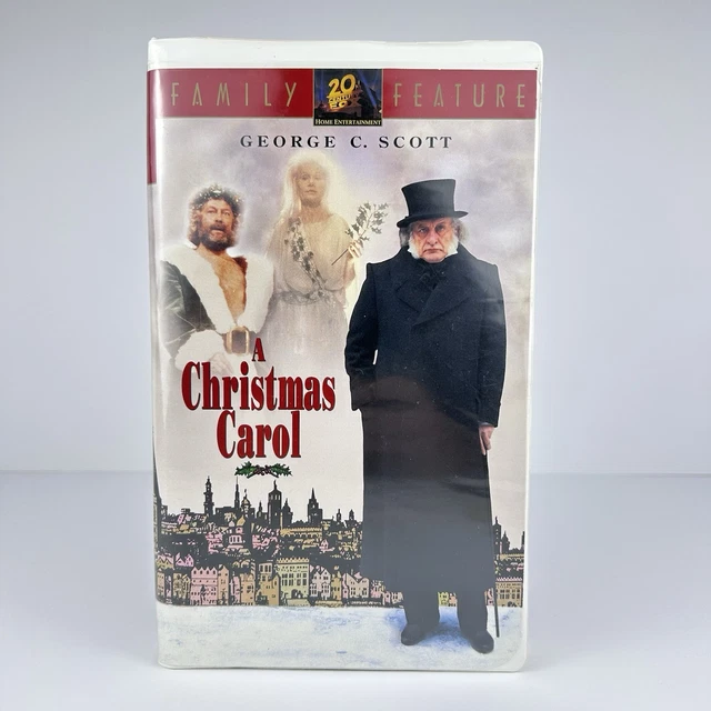 A CHRISTMAS CAROL George C. Scott VHS 1995 - Clamshell, Tested £4.47 ...
