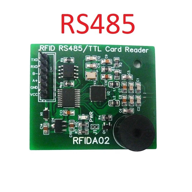 RFIDA02 RS485 UART 13.56MHz RFID Reader Modbus Writer RC522 CV520 for ...