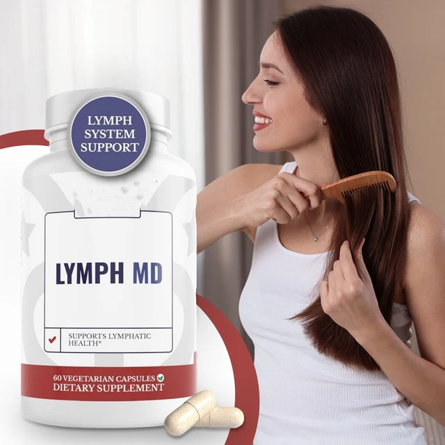 2X LYMPH MD - Lymphatic System Supplement with 9 Botanicals Men and ...