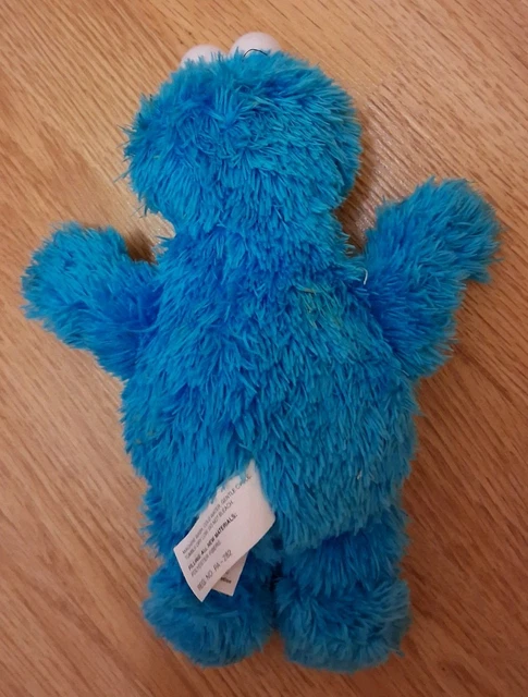 NEW 10 INCH Cookie Monster Soft Plush Cuddly Teddy Toy Sesame Street ...