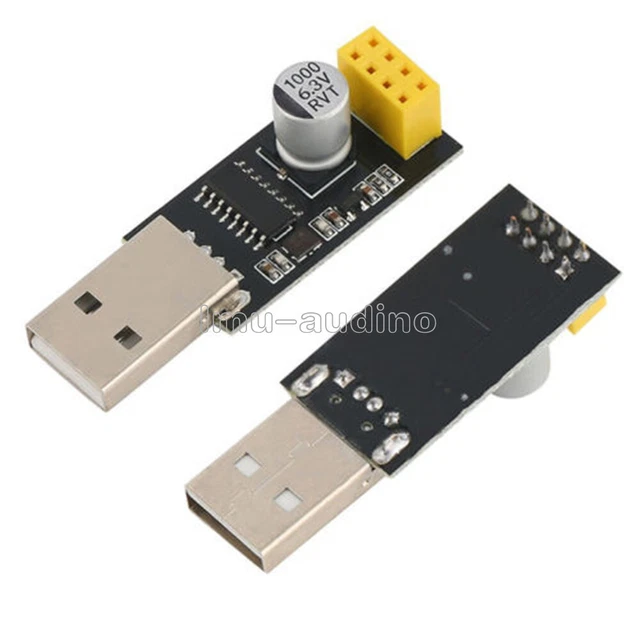USB TO ESP8266 Serial Module TTL Wifi ESP-01 CH340G Developer Board ...