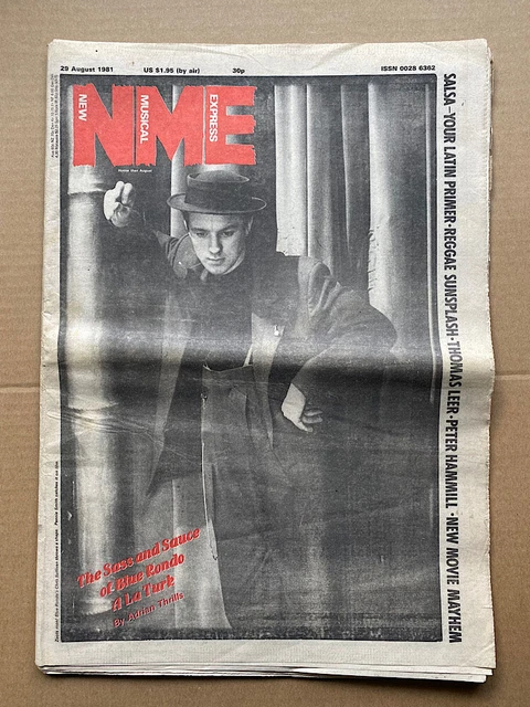 BLUE RONDO A La Turk Nme Magazine Aug 29 1981 - Chris Sullivan Cover Uk ...