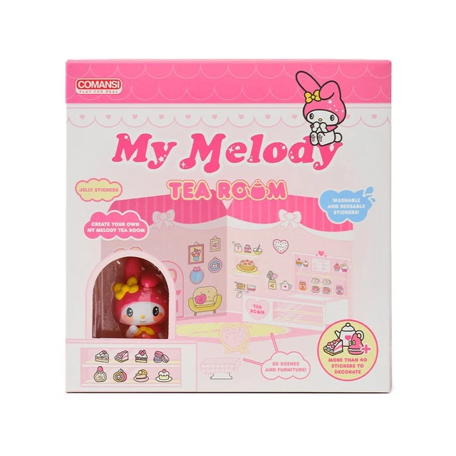 HELLO KITTY E Friends Mini Figura Sticker House My Melody Tea Room ...
