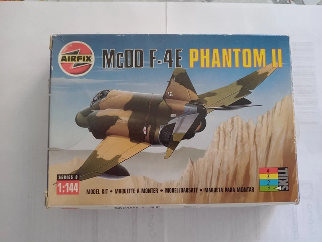 KIT AEREO-PHANTOM II Mc Donnell Douglas F-4E-Scala 1/144-Airfix-Mod ...