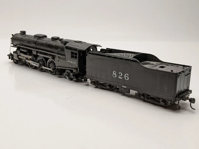 ATHEARN? HO 4-6-2 & Tender - AT&SF / Santa Fe #826 - Parts/Project $31. ...