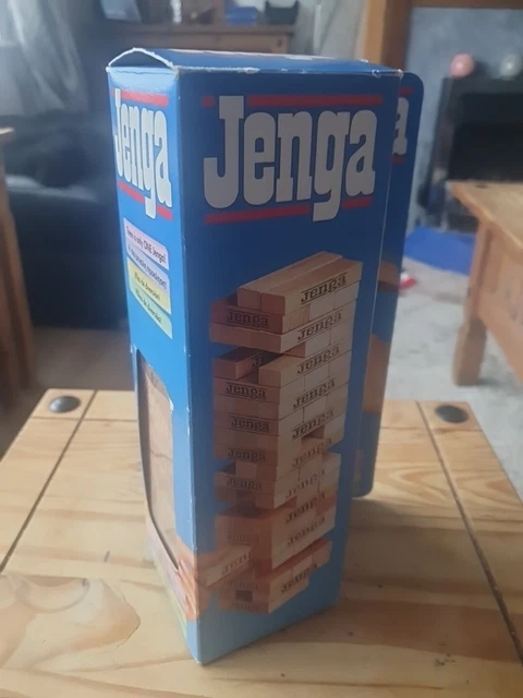 MB GAMES HASBRO Jenga 1996 Strategy Game - Complete - Boxed £8.50 ...