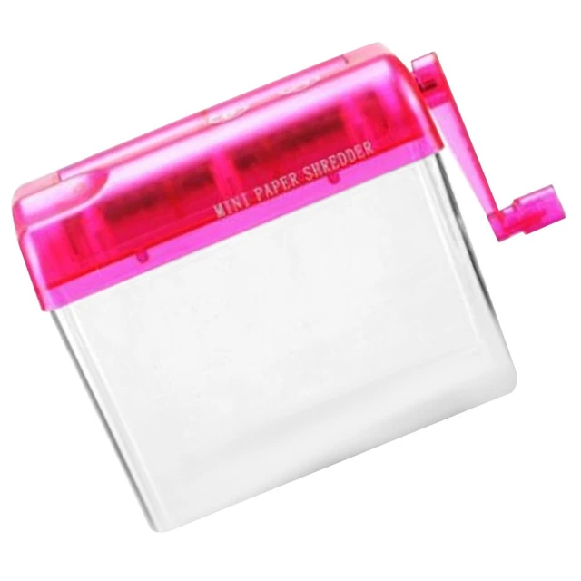 DESKTOP MANUAL SHREDDER Wear-resistant Small Paper Hand Portable $50.59 ...