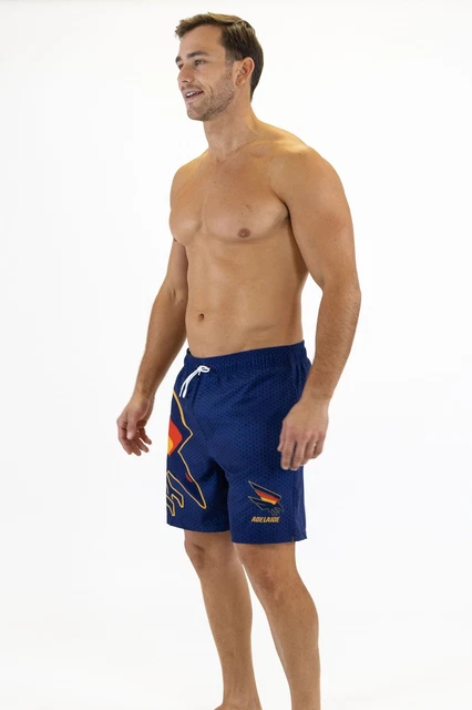 ADELAIDE CROWS AFL Big Shot Volley Shorts Mens Official Swim Shorts ...