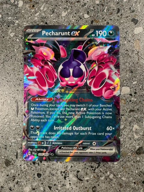 POKEMON TCG CARDS Pecharunt ex 039/064 Shrouded Fable Double Rare MINT ...