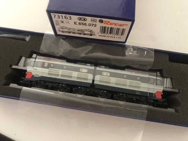 ROCO 73163 FS Loco Elettrica E656-072 Dep.Torino DCC-Sound EUR 351,90 ...