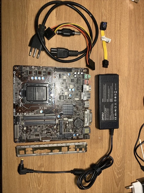 Asrock H81tm Itx Socket Lga 1150 Mainboard Thin Itx Alimentatore 65w