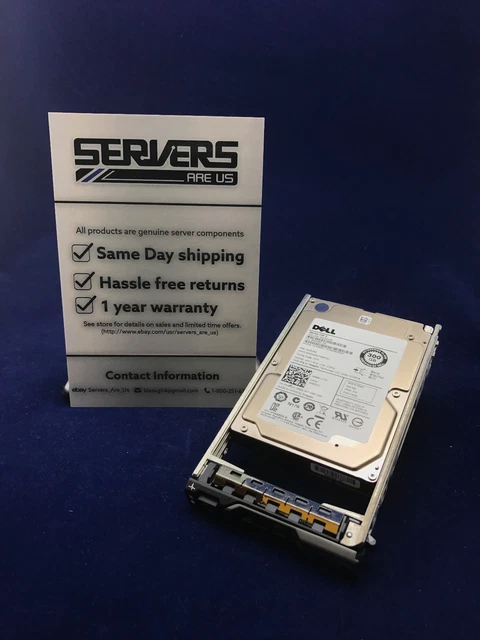 DELL 300GB 6G 15K 2.5" SP SAS H8DVC 0H8DVC HDD Hard Drive £57.13 ...