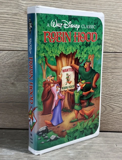 DISNEY ROBIN HOOD VHS Black Diamond Clamshell Movie OPENED UC £9.91 ...