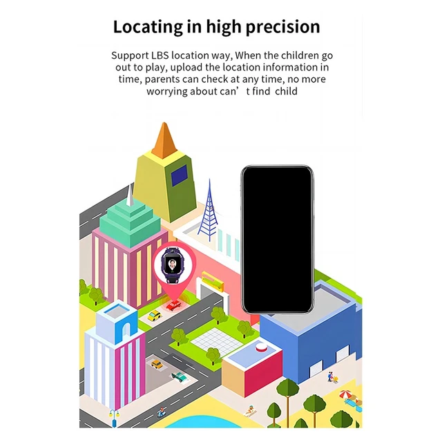 KID WATCH 4G Sim Card Call Camera Location SOS Antil Lost IP67 ...