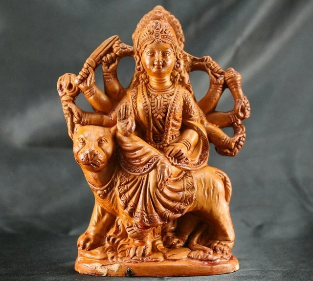 MANO INDIANO DURGA Statua Divinità Maa Kali Idol - Decorativi ...