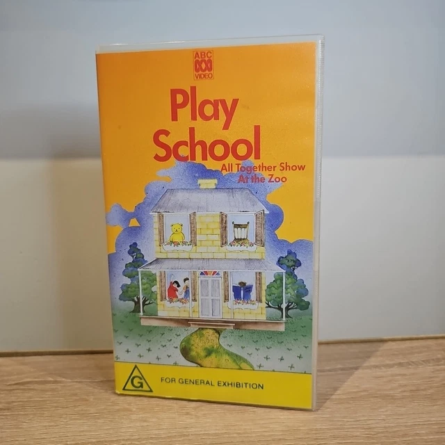 PLAY SCHOOL: ALL Together Show & At The Zoo. VHS Video Tape ABC Kids ...