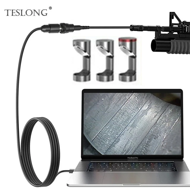 TESLONG NTG100 RIFLE Borescope Camera, 0.2inch Digital Hunting Cleaning ...