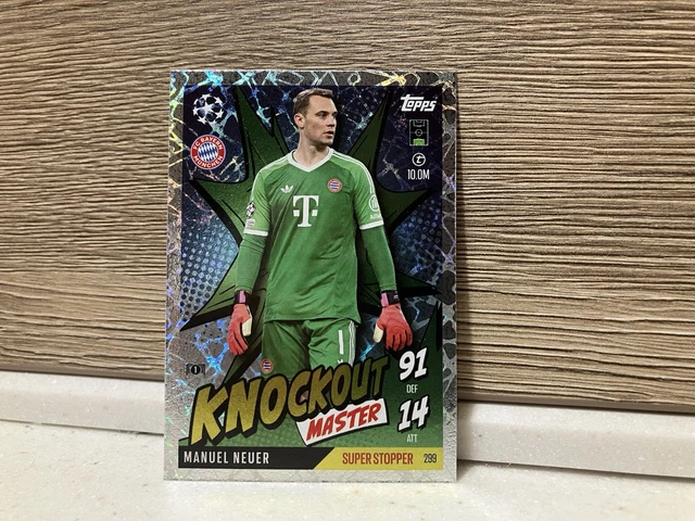 MATCH ATTAX EXTRA 24/25 Manuel Neuer Knockout Master Bayern Munich #299 ...