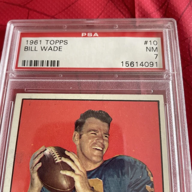 1961 TOPPS BILL Wade #10 PSA 7 NM-MT EUR 32,47 - PicClick FR