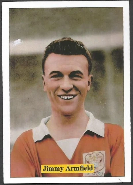 POPULAR 1950'S FOOTBALLERS-1ST Series- #03-Blackpool-Jimmy Armfield EUR ...