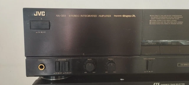 AMPLI JVC AX-333 , super A , stéréo integrated amplifier EUR 60,00 ...