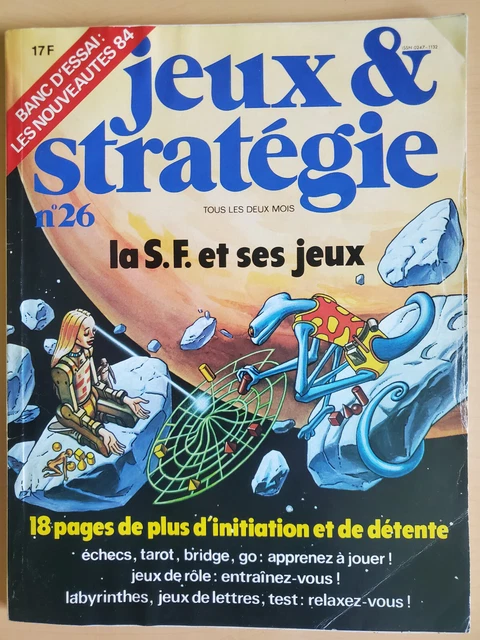 JEUX & STRATÉGIE numéro 26 avec jeu en encart EUR 4,00 - PicClick FR