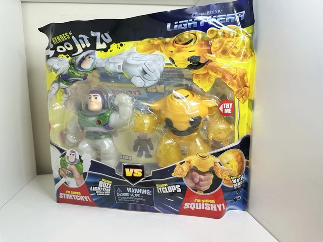 DISNEY PIXAR GOO Jit Zu Lightyear Buzz Lightyear Vs Zyclops Stretchy ...