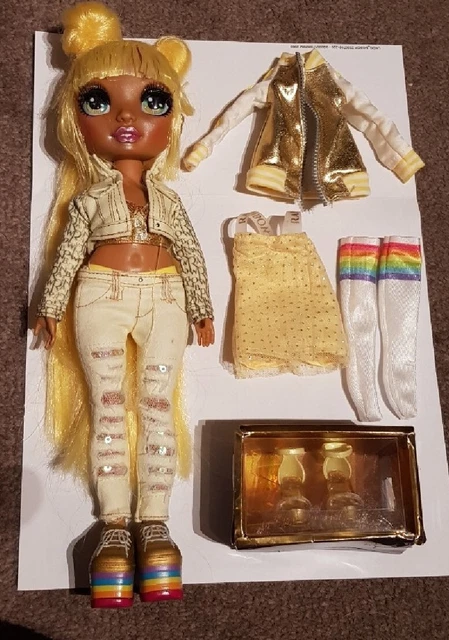 RAINBOW HIGH FASHION Doll - Sunny Madison - Yellow Themed Doll, 2 ...