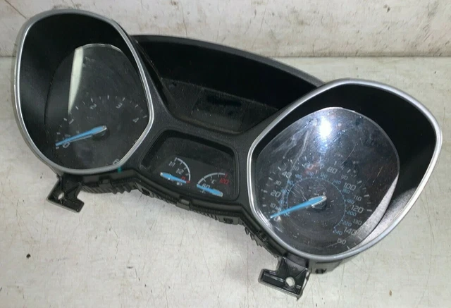 FORD FOCUS CLOCKS Instrument Cluster Speedo Panel 1.6 Diesel 108K 2011 ...