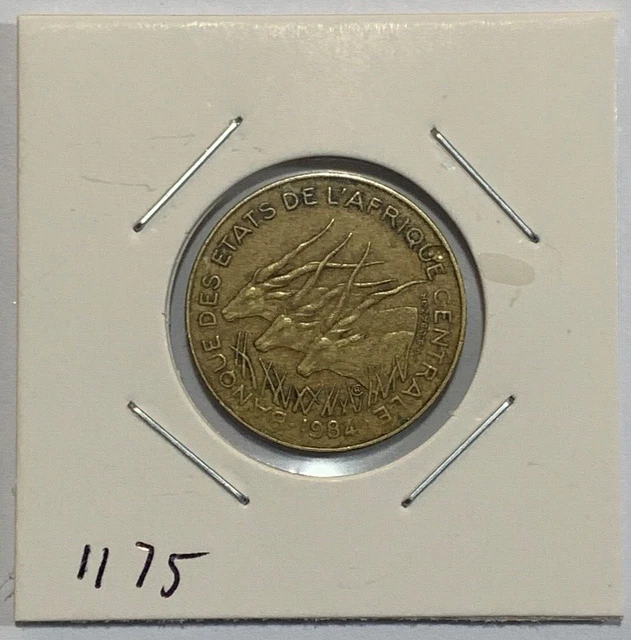 1984 CENTRAL AFRICAN States 10 Francs CFA Coin $4.99 - PicClick AU