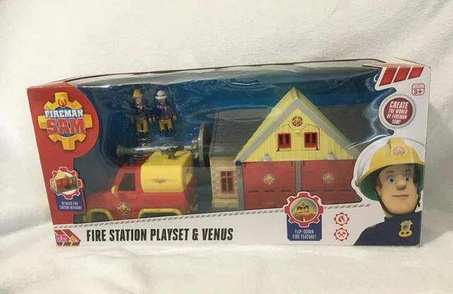 FIREMAN SAM - Fire Station Playset & Venus - Boxed £22.95 - PicClick UK