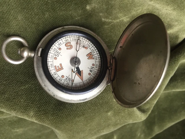 WW1 BRITISH OFFICERS Hunter / Dennison Cased Pocket Compass £32.00 ...