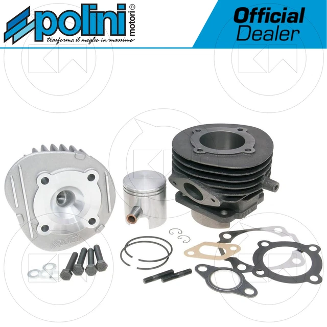 KIT CYLINDRE POLINI Piaggio VESPA 50 Special ape 50 D.47 Changer Moteur 75cc EUR 153,89 ...