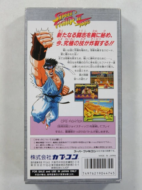 STREET FIGHTER II Turbo Super Famicom (Sfc) Ntsc-Japan (Complete With Reg Card - EUR 61,59 ...