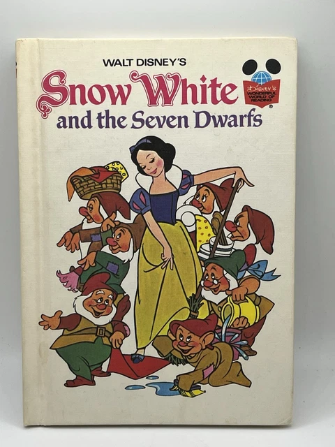 VTG 1973 WALT Disney Snow White and the Seven Dwarfs Random House Book ...