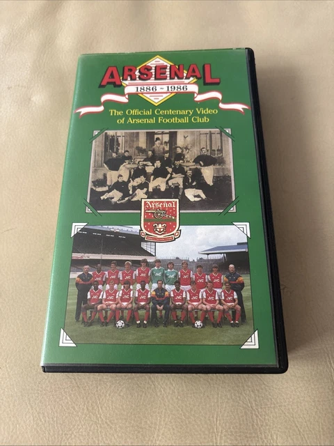THE OFFICIAL CENTENARY Video Of Arsenal Football Club Vintage VHS Video ...