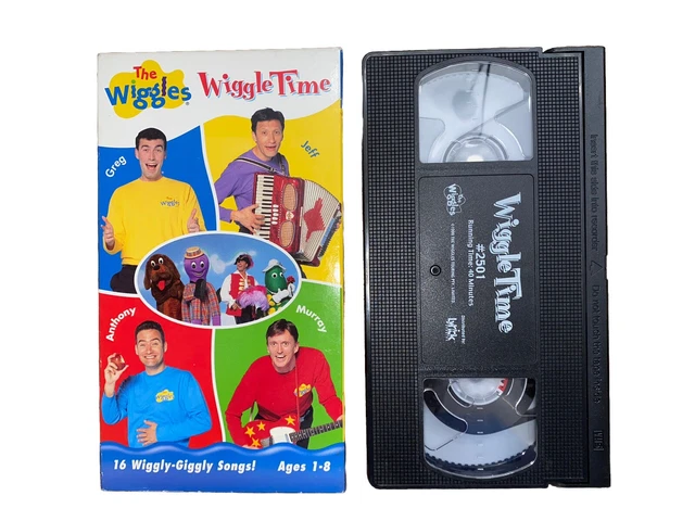 THE WIGGLES WIGGLE Time VHS Tape 1999 Cartoon Video Kids TV Show Rare ...