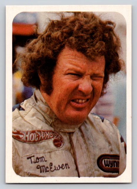 TOM MCEWEN 1972 Fleer AHRA Drag Nationals Canadian "Mongoose" NRMT-MT+ ...