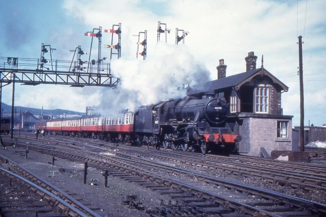 35MM RAILWAY SLIDE: COLOUR-RAIL: SC 578: CLASS 5MT: 45472 £2.80 ...