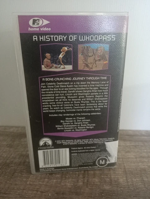 WWE WWF CELEBRITY Deathmatch Round 4 Wrestling Vhs Video Mtv £15.53 ...