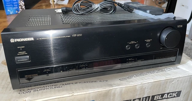 PIONEER VSP-200 AV Surround Processor /Amplifier Vintage - New Old ...