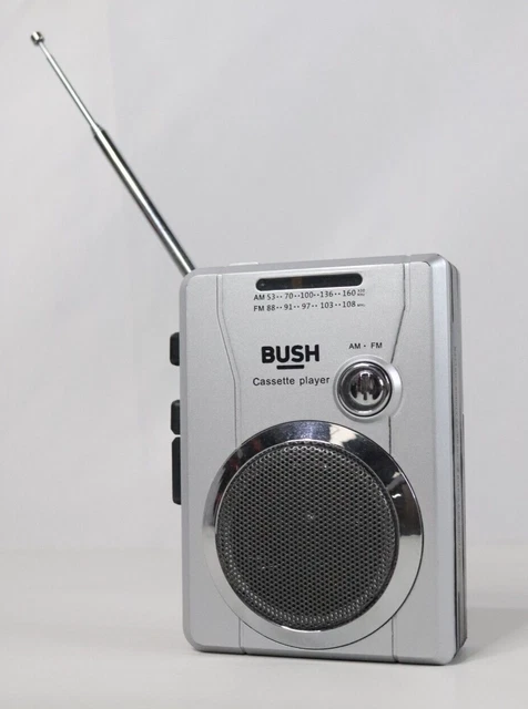 BUSH PORTABLE CASSETTE Player with FM/AM Radio BR-630 #250 £9.95 ...