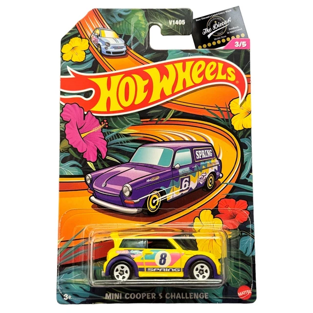 HOT WHEELS MINI Cooper S 2024 Easter Walmart Exclusive 1:64 Diecast ...