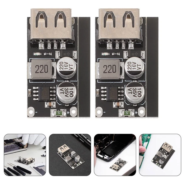 2 PCS POWER Supply Module Mobile Circuit Board Adjustable Voltage ...