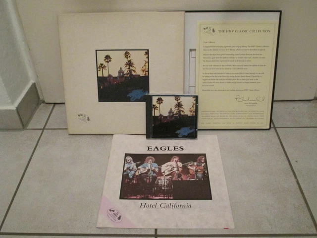 EAGLES HOTEL CALIFORNIA HMV Box-Set CD Nr. 1207 von 2500. OOP £124.37 ...