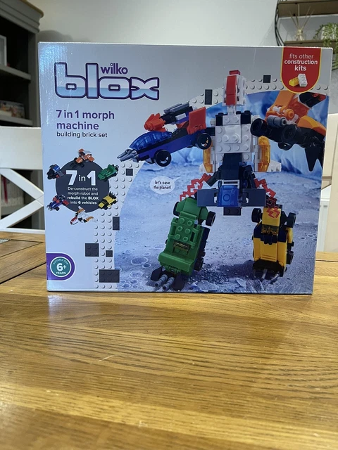 WILKO BLOX 7 in 1 morph machine Building Blocks 6+ £9.99 - PicClick UK